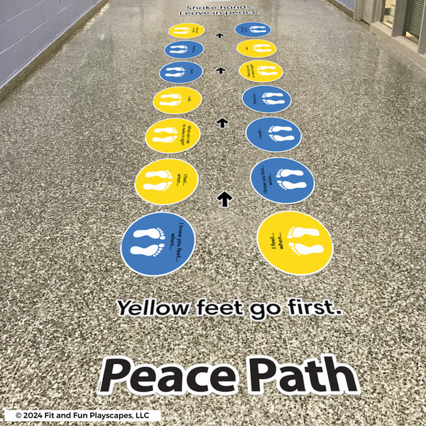 Peace Path by Soul Shoppe® SUPER STICKERS® – Fit and Fun Playscapes LLC