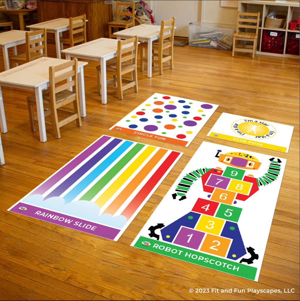 Pre-K Play Space Saver Roll-Out Activity® – Fit and Fun Playscapes LLC