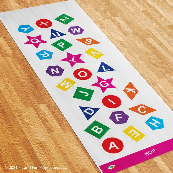 Hop Letters and Shapes® Roll-Out Activities® – Fit and Fun Playscapes LLC