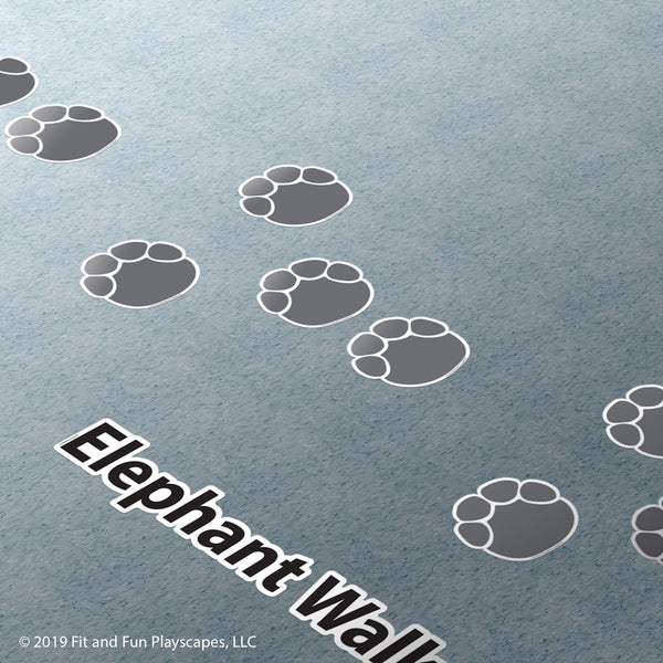 Elephant Walk SUPER STICKERS® – Fit and Fun Playscapes LLC