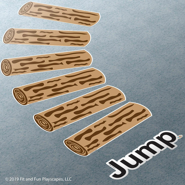 Jump Logs® SUPER STICKERS® – Fit and Fun Playscapes LLC