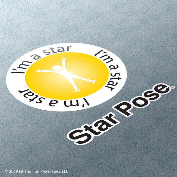 Star Pose SUPER STICKERS® – Fit and Fun Playscapes LLC