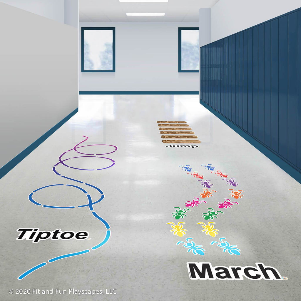 Nature Sensory Path Super Stickers Package – Fit and Fun Playscapes LLC