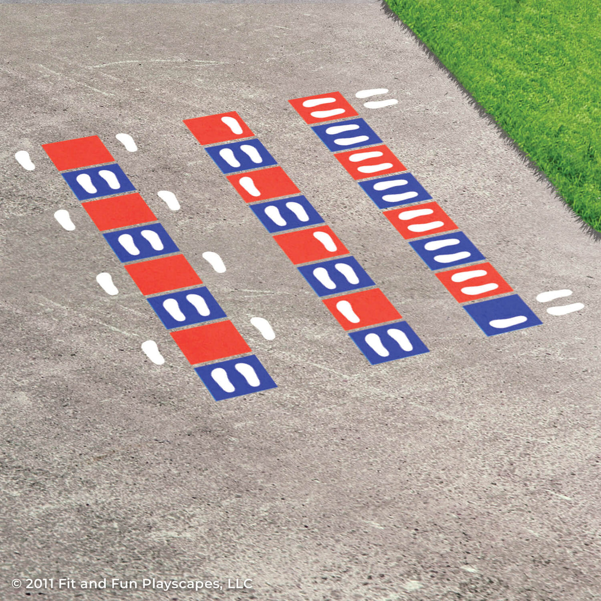 Fitness Agility Ladder Reusable Playground Stencil – Fit and Fun ...