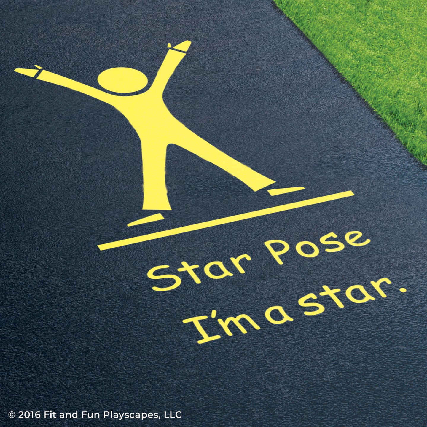 Star Pose Reusable Playground Stencil – Fit and Fun Playscapes LLC
